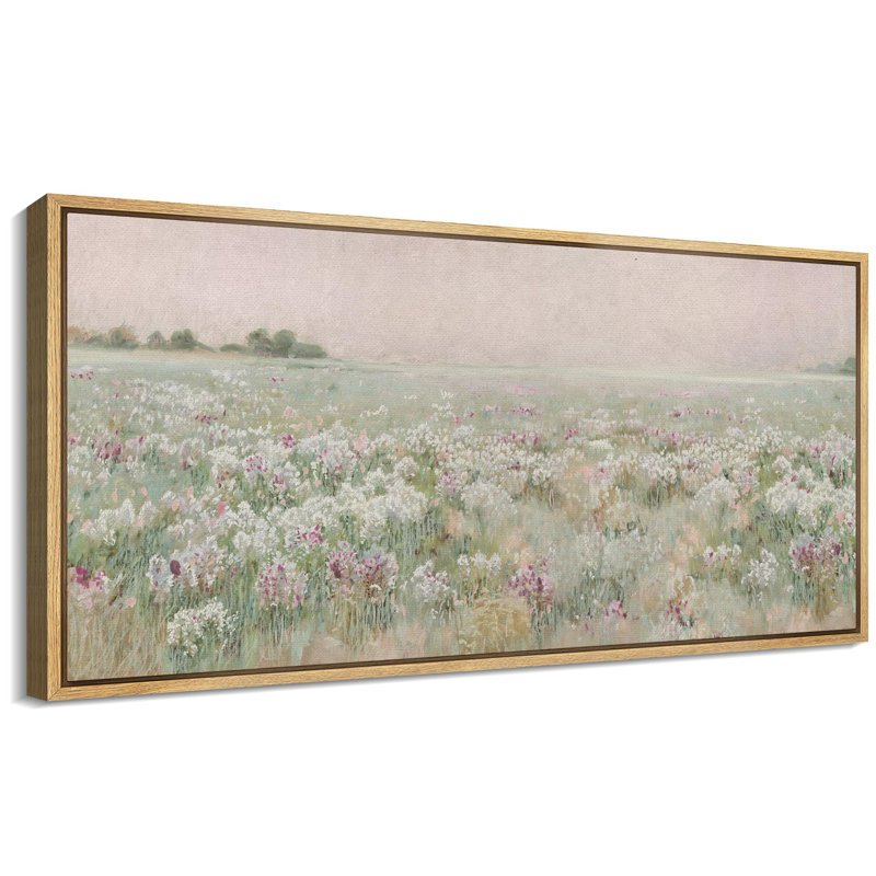 IDEA4WALL Vibrant Wildflower "Meadow Floral Field French Country Artwork Pictures Extra Large ...